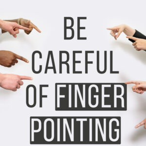 Be Careful of Finger Pointing | Pastor Josh Trojak - Christ's American ...